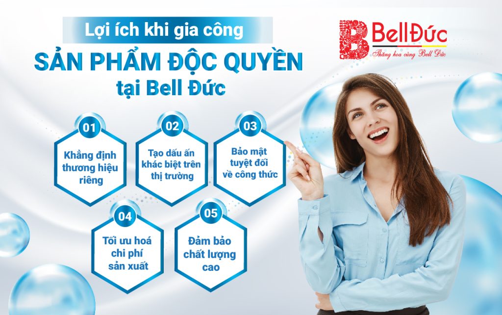 Gia công sản phẩm độc quyền tại Bell Đức
